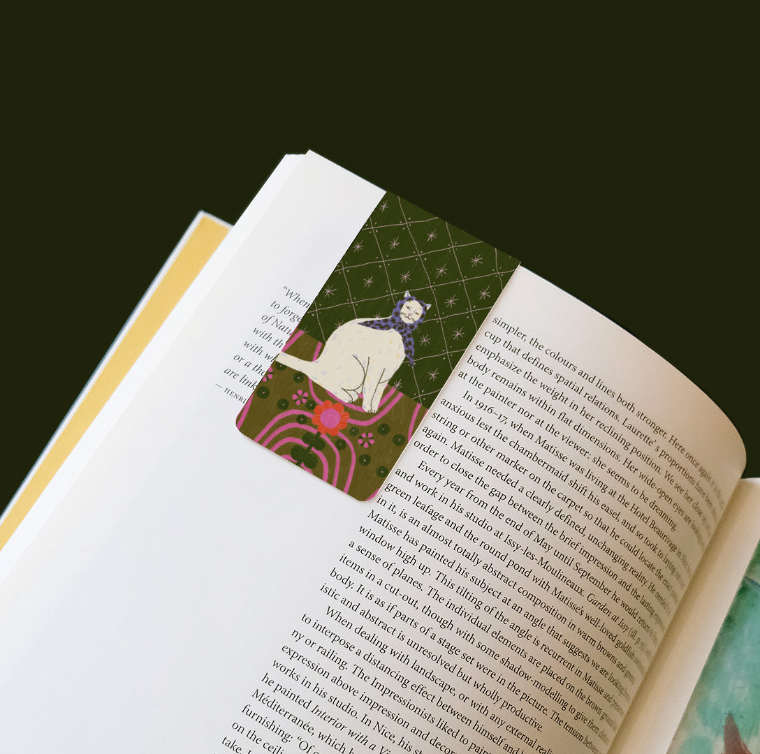 Magnetic Bookmark - Batik Cat – Kadna